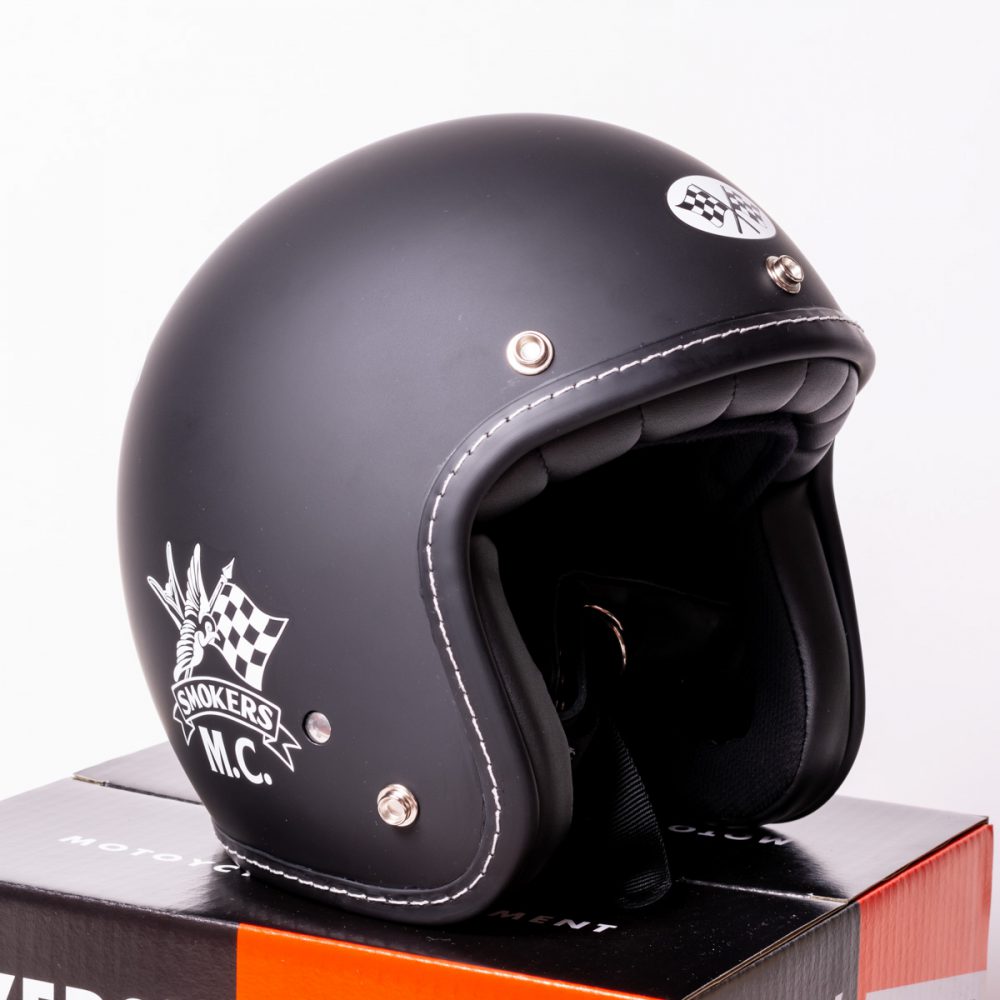 THREE-QUARTER OPEN FACE MOTORCYCLE HELMET – SIRANO BROS. MOTORCYCLE ...